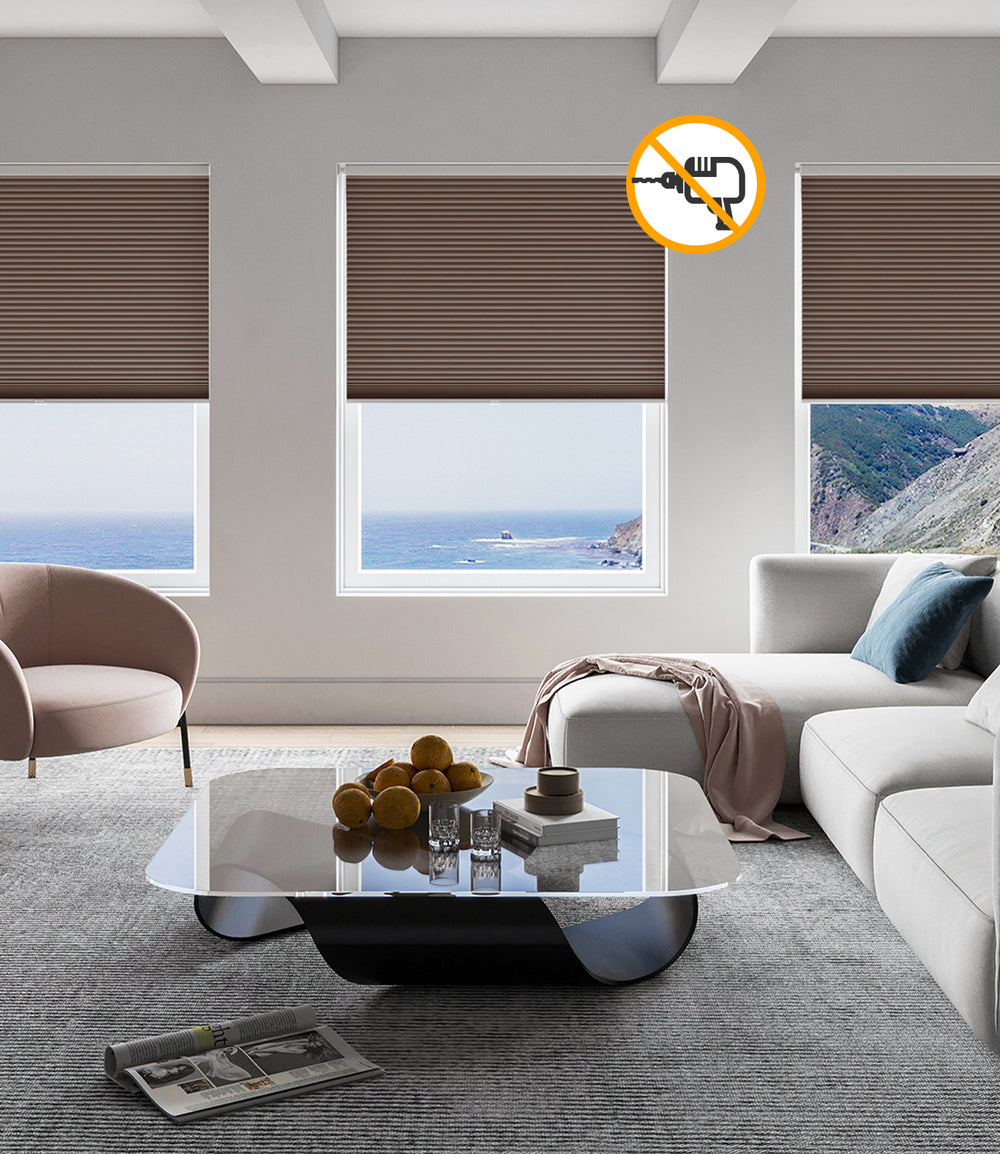 No Drill Cellular Shades for Quick Setup | Keego Blinds
