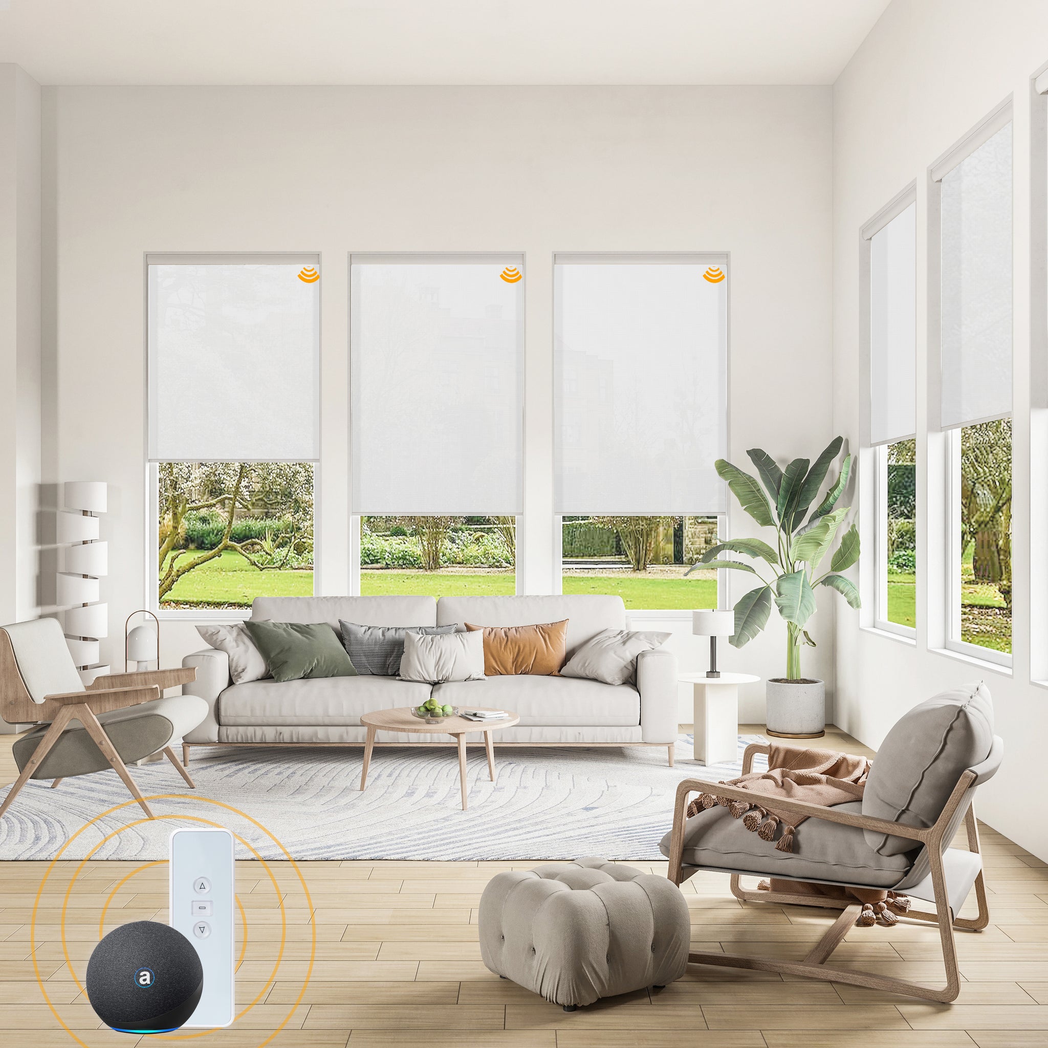 Keego Alexa Motorized Roller Shades – Smart Home Compatible