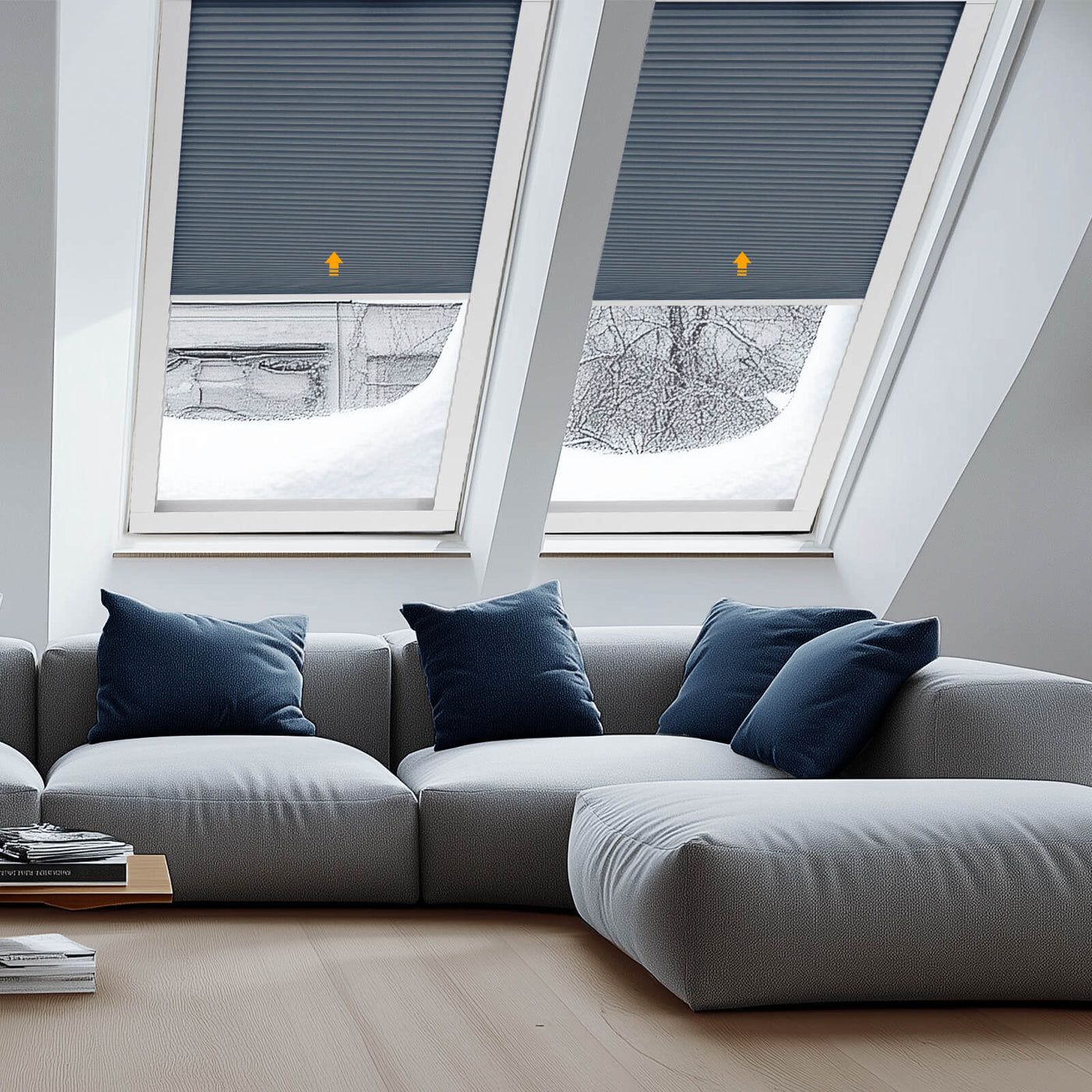 Keego Motorized Skylight Cellular Shades - Ultimate Light Control