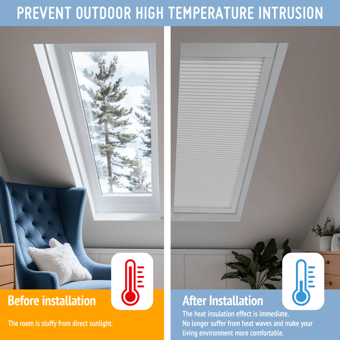 Keego Motorized Skylight Cellular Shades - Ultimate Light Control