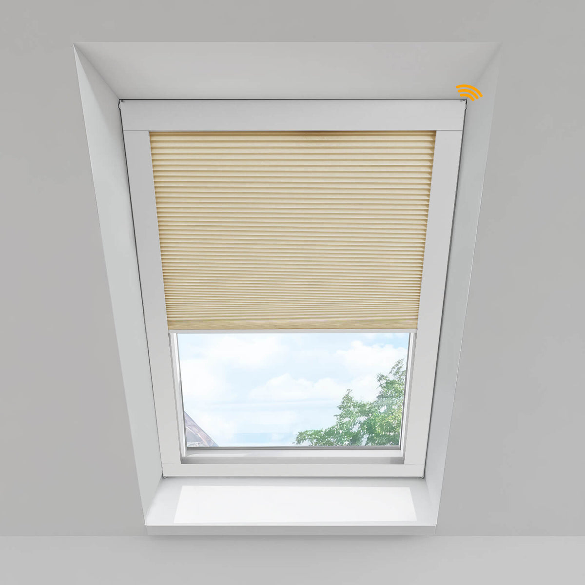 Keego Motorized Skylight Cellular Shades - Ultimate Light Control