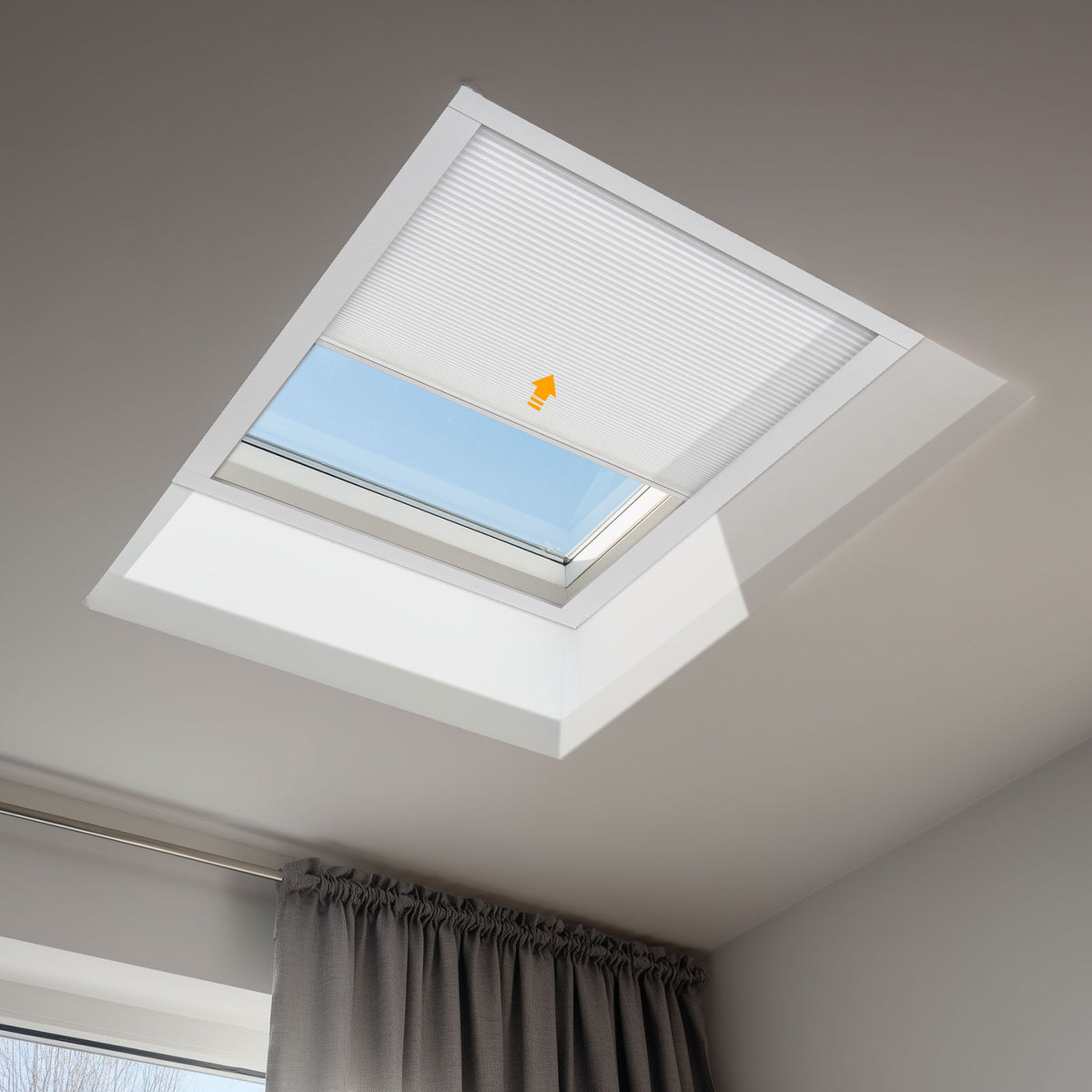 Keego Motorized Skylight Cellular Shades - Ultimate Light Control