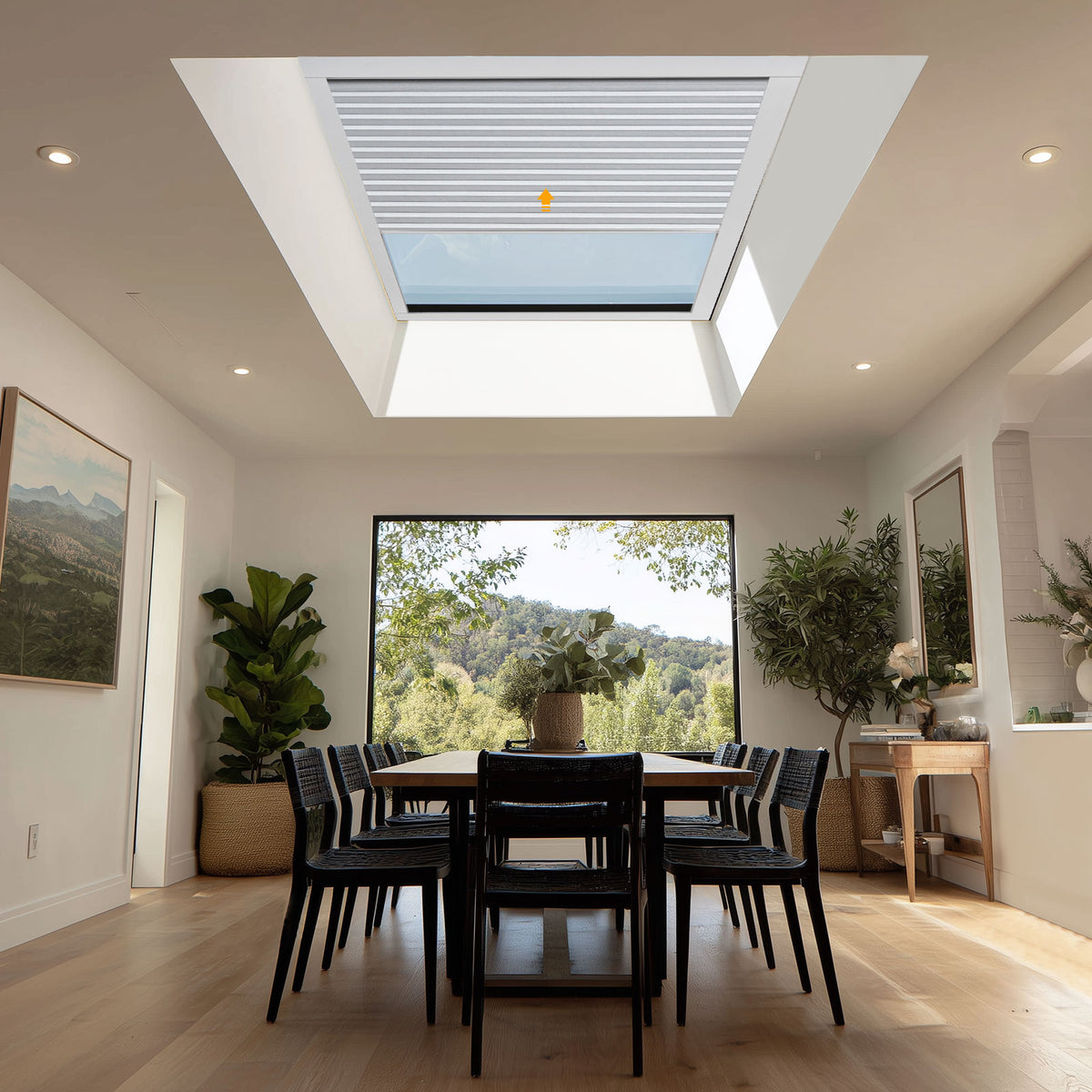 Keego Motorized Skylight Cellular Shades - Ultimate Light Control