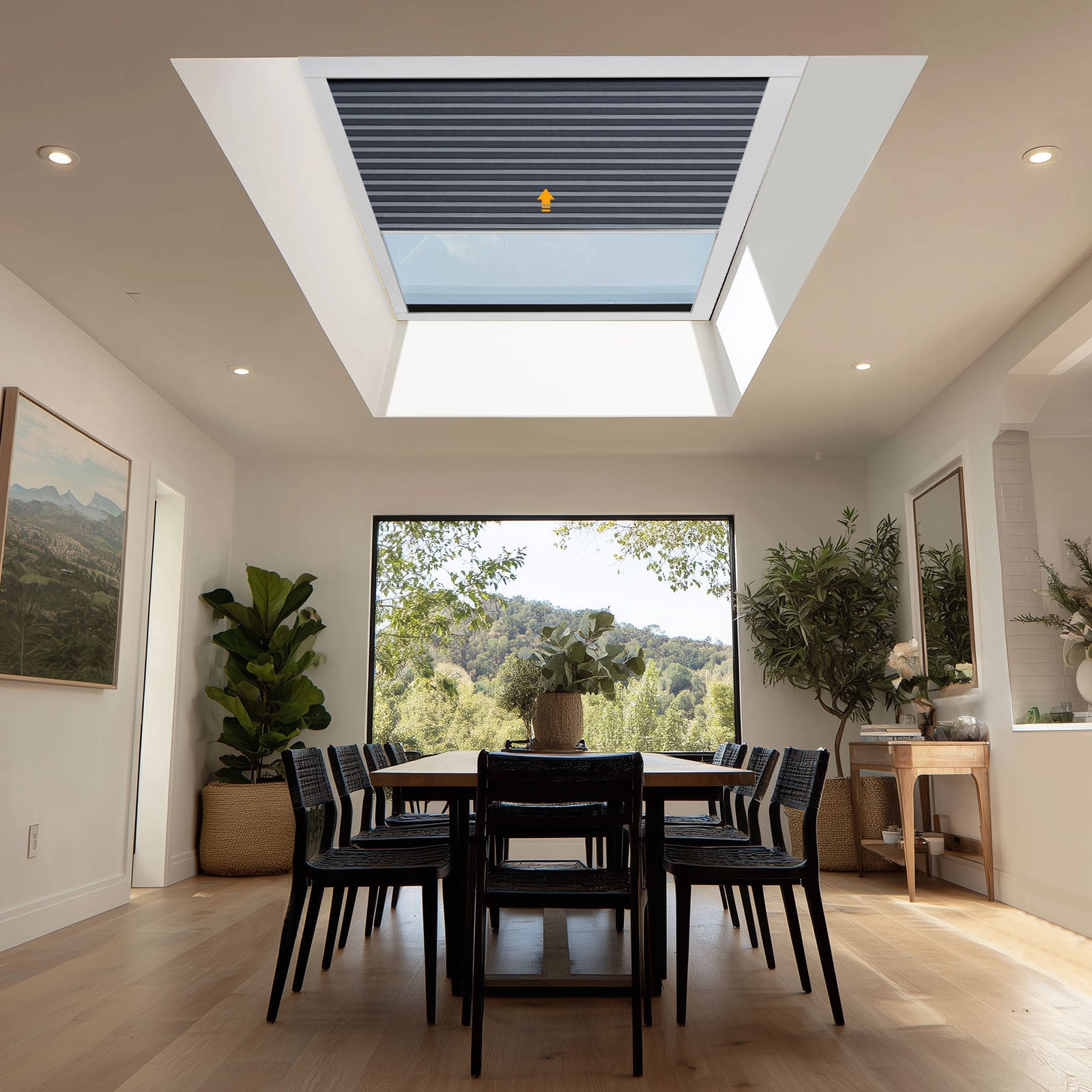 Keego Motorized Skylight Cellular Shades - Ultimate Light Control