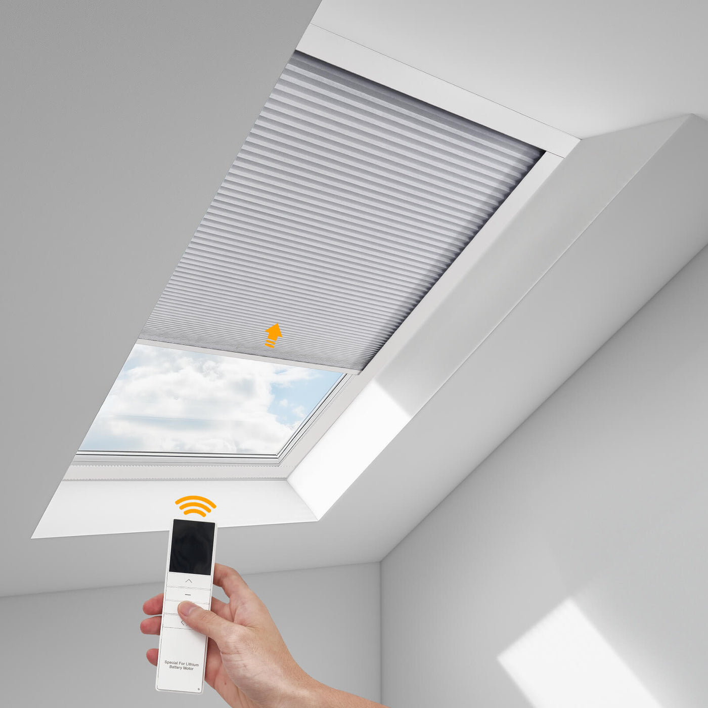 Keego Motorized Skylight Cellular Shades - Ultimate Light Control