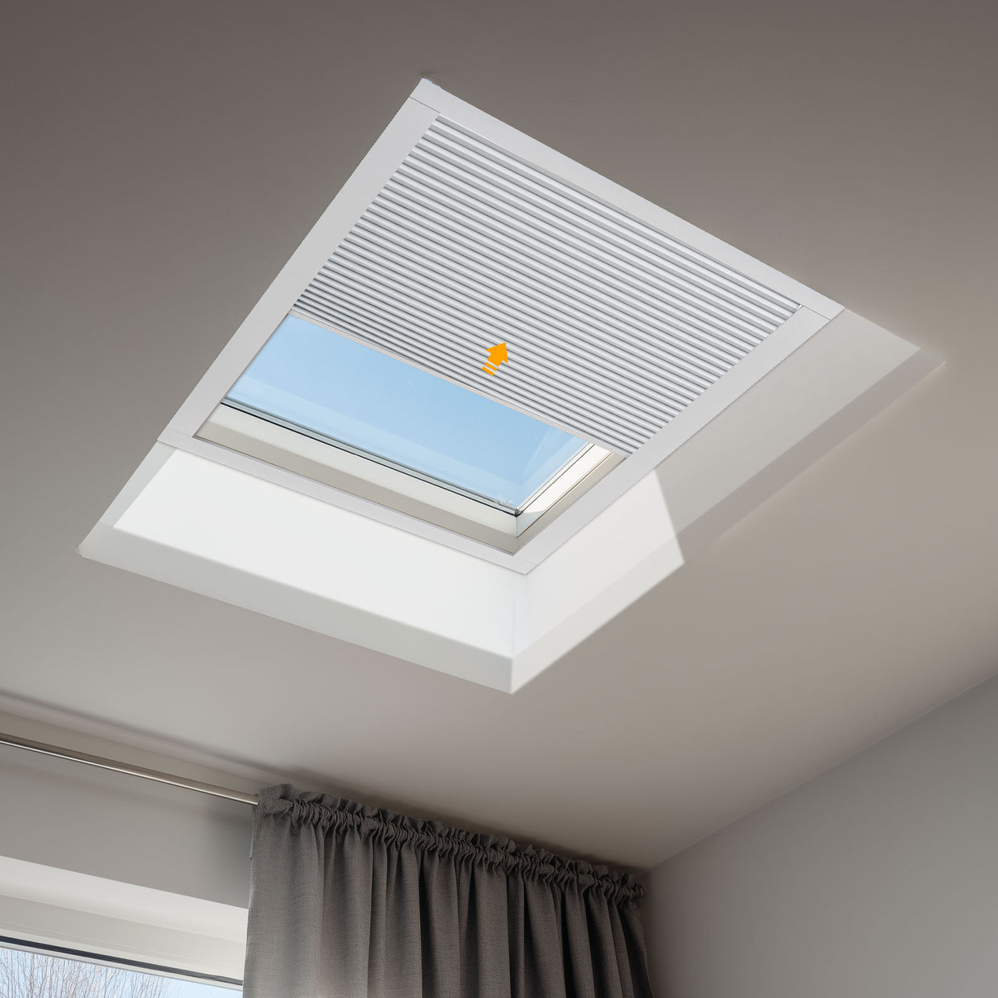 Keego Motorized Skylight Cellular Shades - Ultimate Light Control