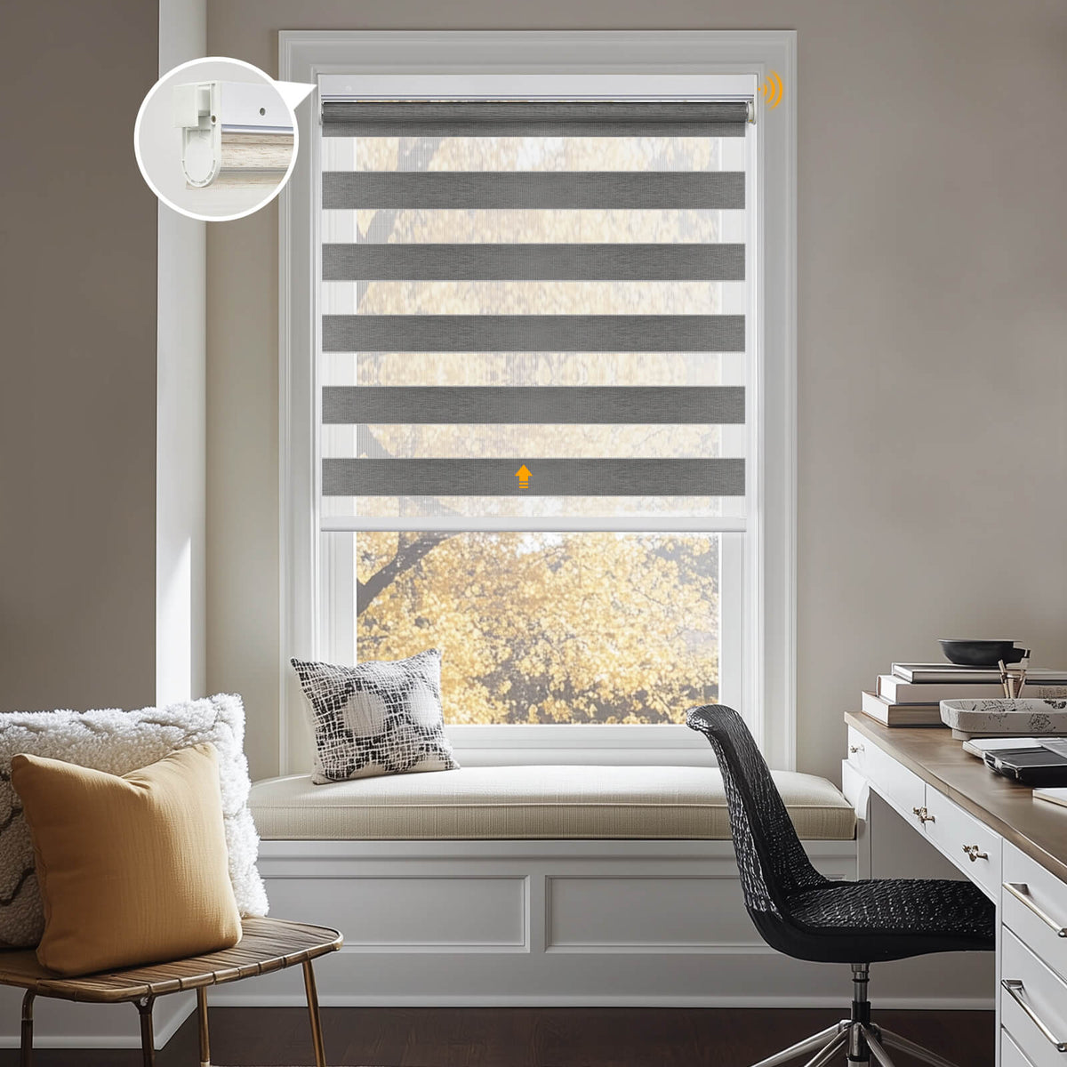 Elegant Zebra Shades for Windows - Stylish Zebra Blinds